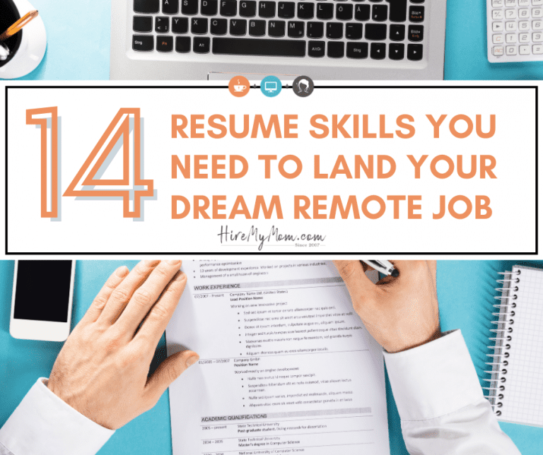 The 14 Best Resume Skills to Land a Remote Job – Hire My Mom